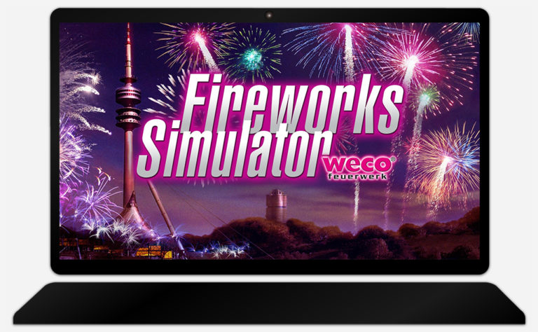 Wecos einzigartiger Feuerwerk Simulator begeistert 365 Tage im Jahr!
